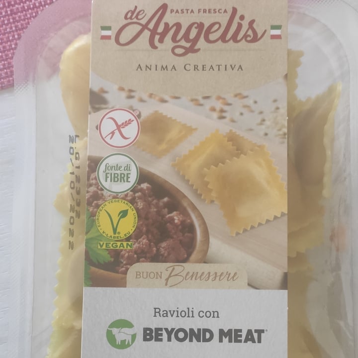 De Angelis Pasta Fresca Ravioli con Beyond Meat Review | abillion