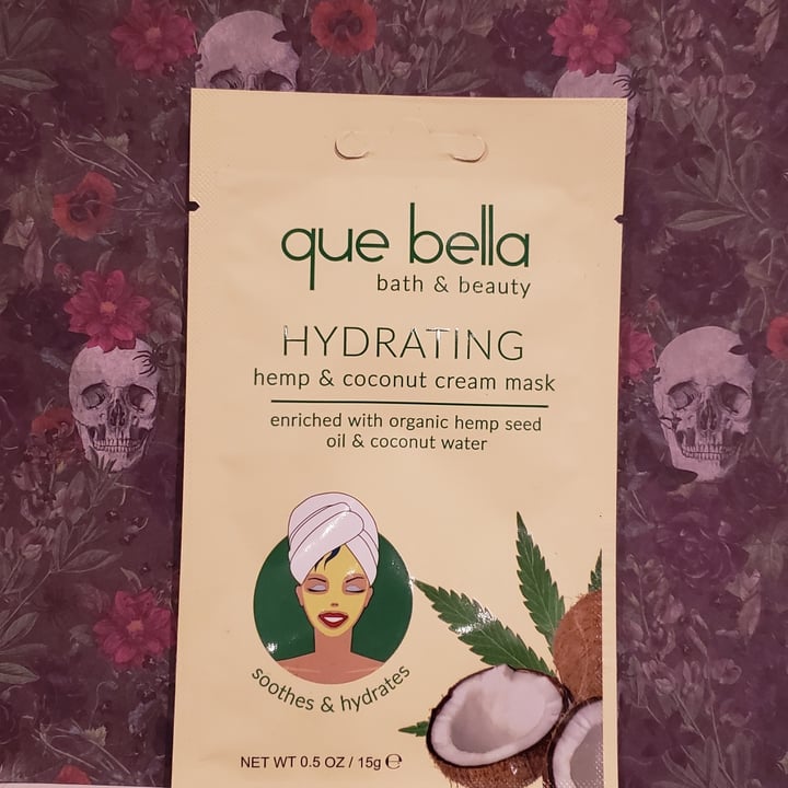 Que Bella Bath & Beauty Hydrating hemp and coconut cream mask Review ...