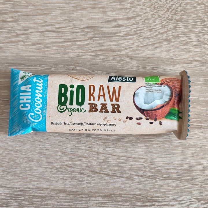 Alesto Bio Raw Bar Chia Coconut Review | abillion