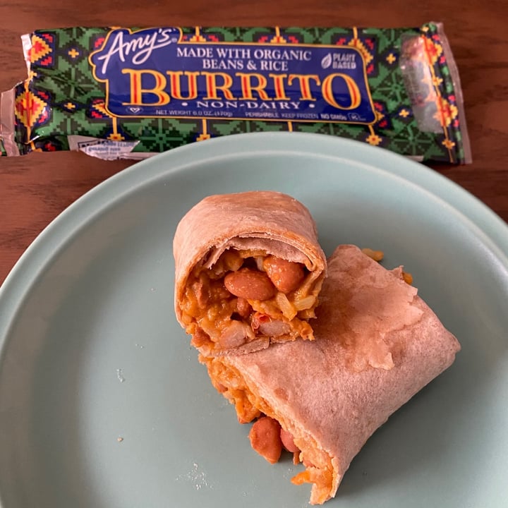 Amy’s Amy’s Gluten Free Non-Dairy Organic Burrito with Beans & Rice ...