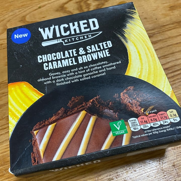 Wicked Chocolate and salted caramel brownie Review | abillion
