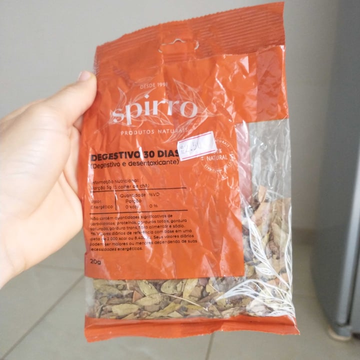 Spirro produtos naturais cha detox Review | abillion