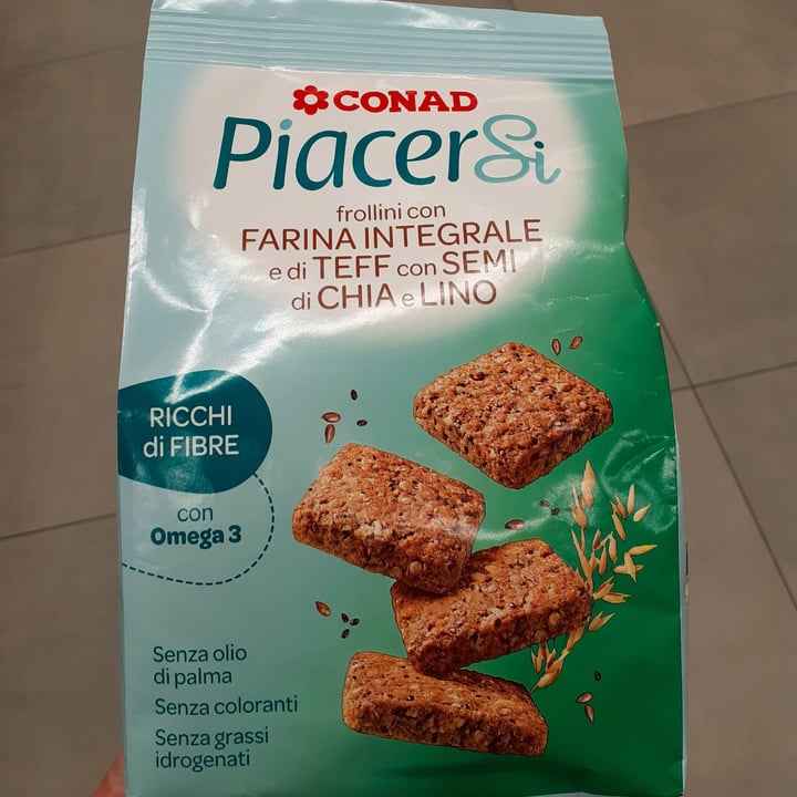 Piacersi | Conad Frollìni con farina integrale e di teff con semi di ...