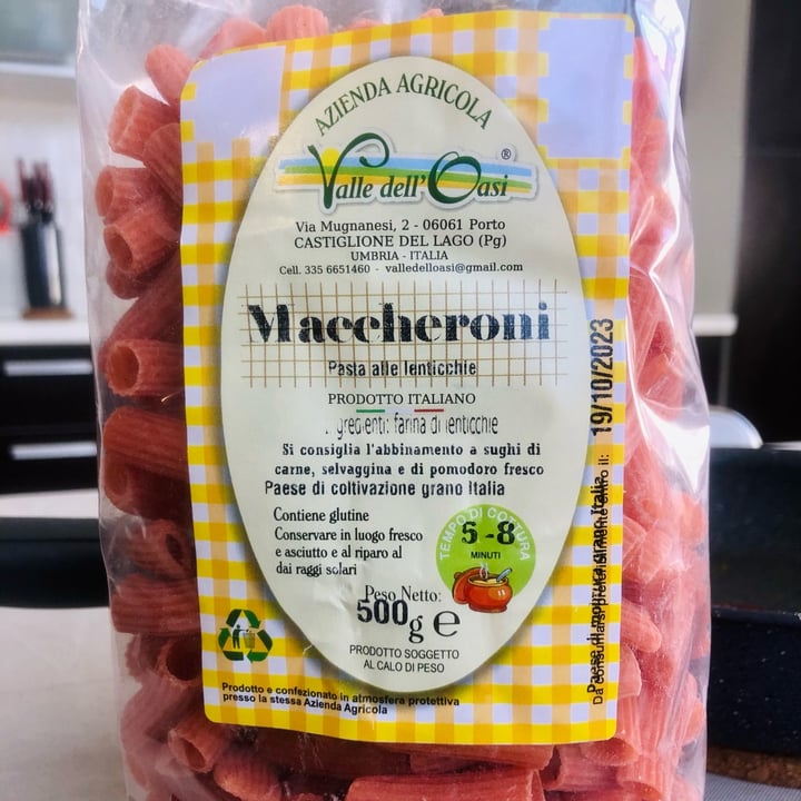 Valle dell’oasi Maccheroni ai legumi Review | abillion