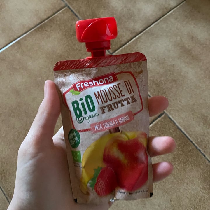 Freshona Bio mousse di mela, fragola e banana Review | abillion