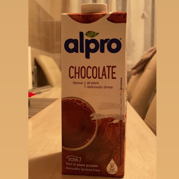Alpro Chocolate Flavored Soya Milk Review | abillion