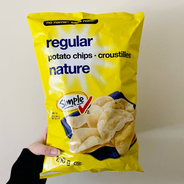 No Name Regular flavour potato chips Review | abillion