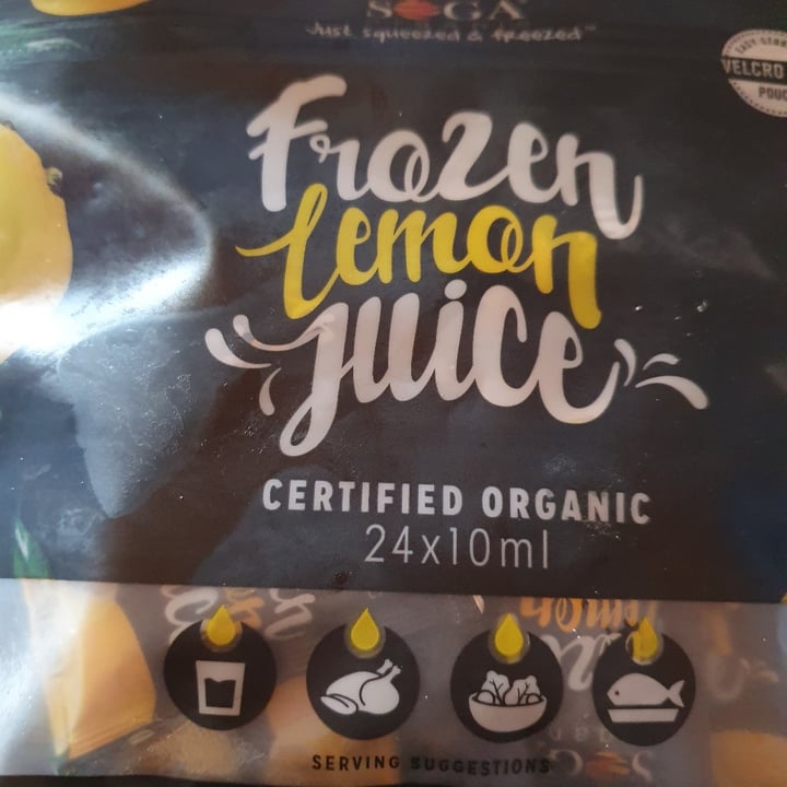 Soga Organic Frozen Lemon juice Review | abillion