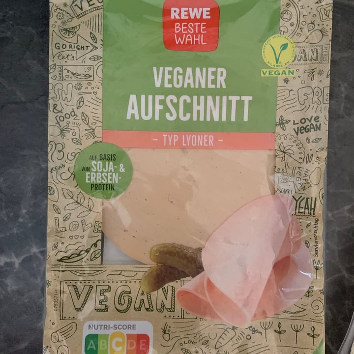REWE Beste Wahl Veganer Aufschnitt - Typ Lyoner Review | abillion
