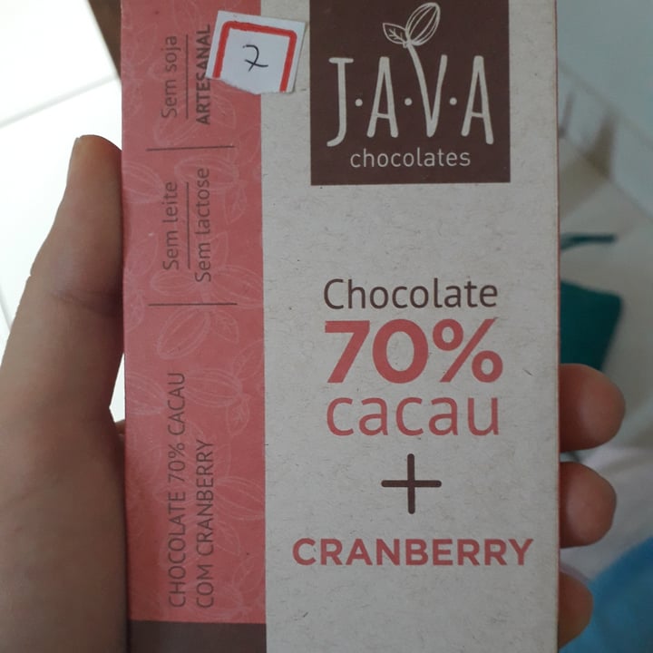 Java Chocolate 70% Cacau + Cranberry Review | abillion
