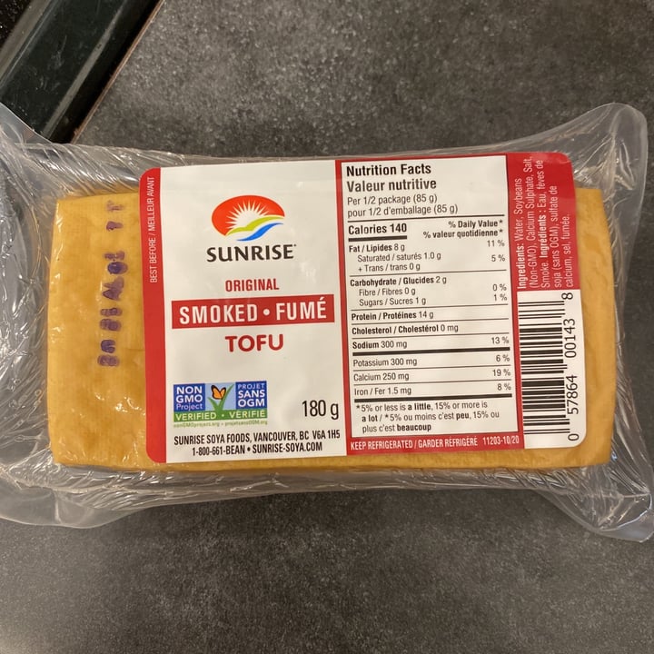 Sunrise Soya Foods Smoked tofu Review | abillion