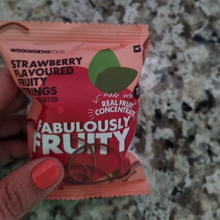 Woolworths Food Strawberry Fruity Strings Review | abillion