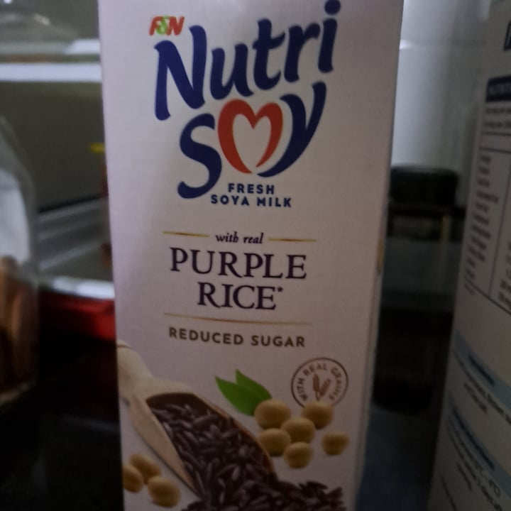 Nutrisoy Soy Milk With Purple Rice Review | abillion