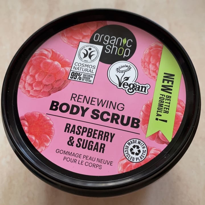 Organic shop Body Scrub Raspberry & Sugar Review | abillion