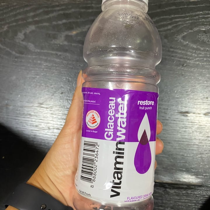 Glaceau Vitamin Water Restore Fruit Punch Vitamin Water Review | abillion
