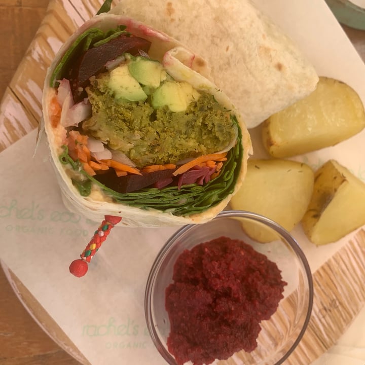 Rachel´s Eco Love Marbella, Spain Falafel wrap Review | abillion