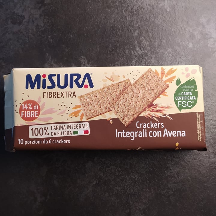 Misura Crackers integrali con Avena - Fibraextra Review | abillion