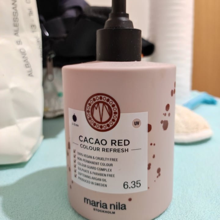 Maria Nila cacao red colour refresh Review | abillion