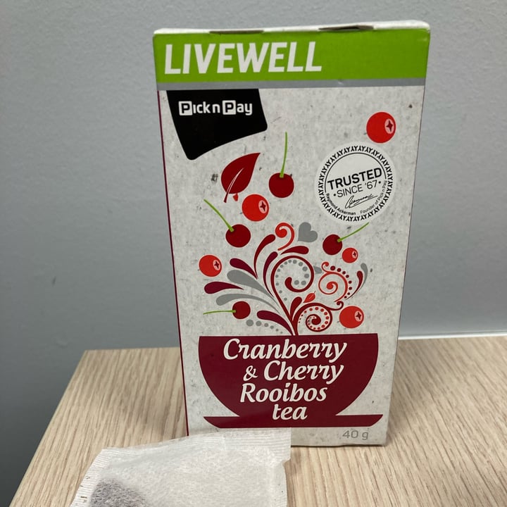 Livewell Cranberry and Cherry Rooibos Tea Reviews | abillion