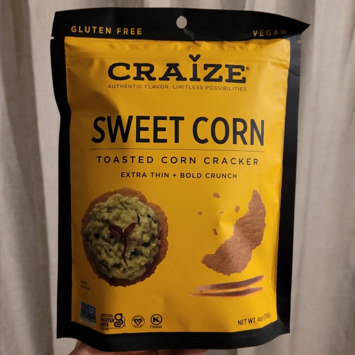 Craize Sweet Corn Toasted corn crisps Review | abillion