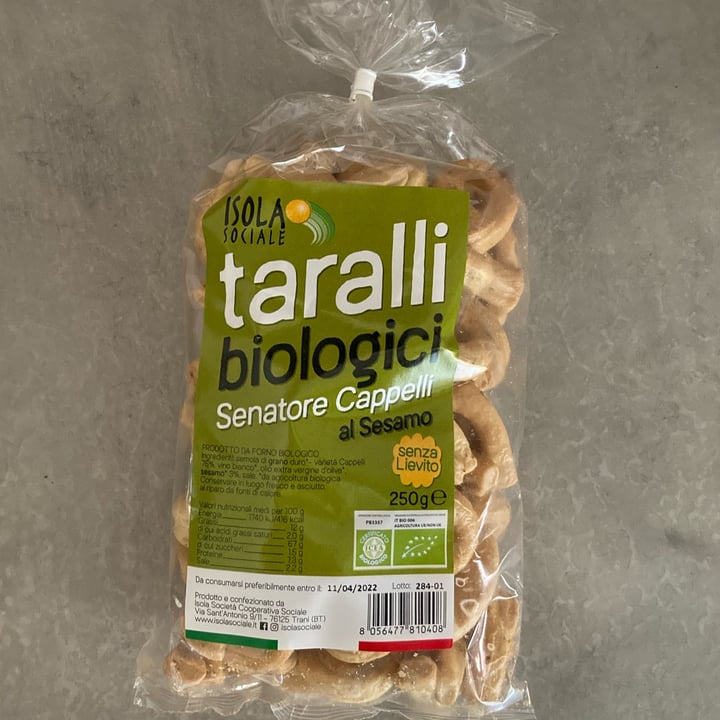 Isola sociale Taralli Biologici Review | abillion