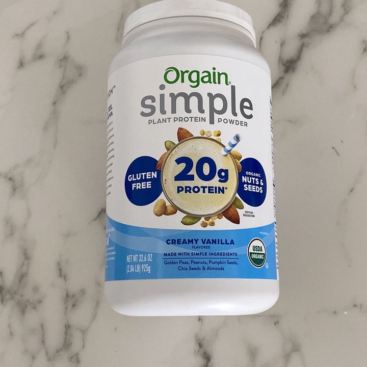 Orgain Orgain Simple Powder Vanilla Review | abillion