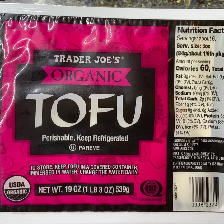 Trader Joe's Organic Tofu Review | abillion