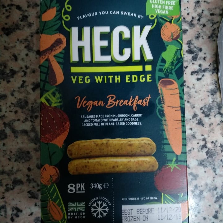 Heck Vegan Breakfast Sausages Review | abillion