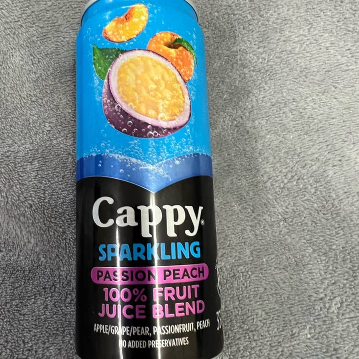 Cappy Sparkling Passion Peach Review | abillion