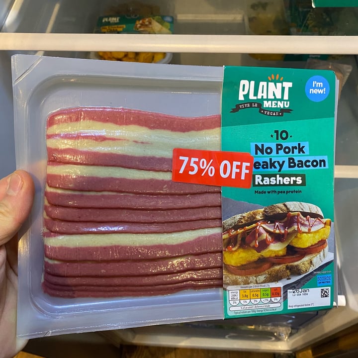 Plant Menu 10 No Pork Streaky Bacon Rashers Review | abillion