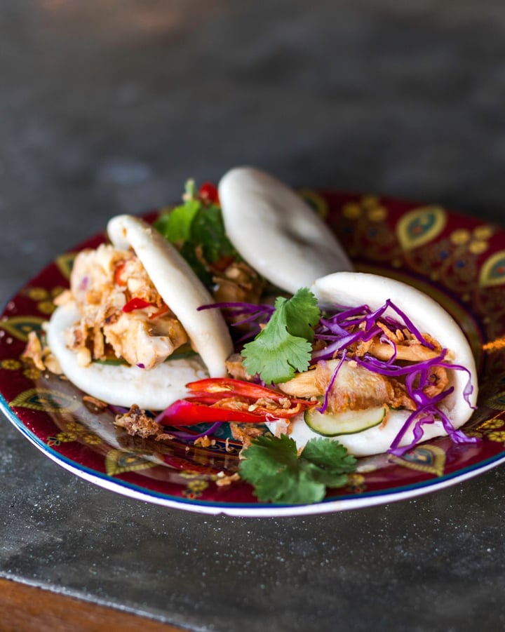 Leroy's Vietnamese Indonesia Fried Tofu Bao Buns Review | abillion