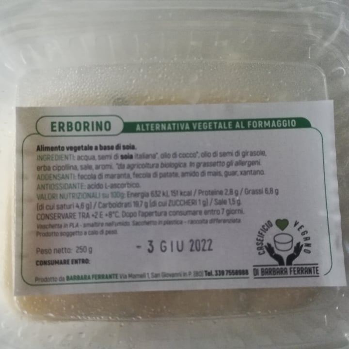 Caseificio Vegano di Barbara Ferrante Erborino Review | abillion