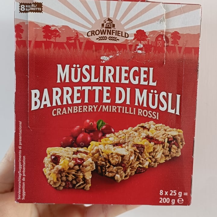 Crownfield Muesli e mirtilli rossi Review | abillion