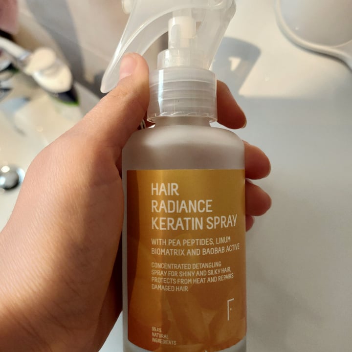 Freshly Cosmetics Hair radiance keratin spray Review | abillion