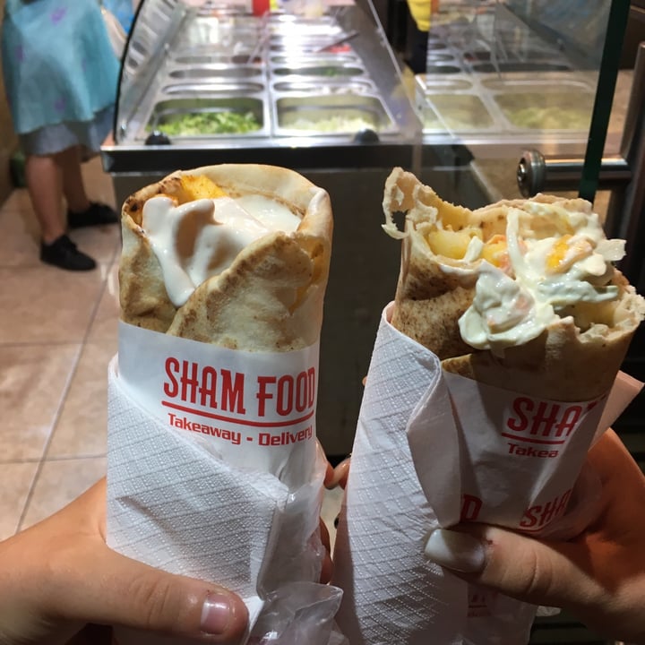 Sham Food Nicosia, Cyprus Falafel Wrap Review | abillion