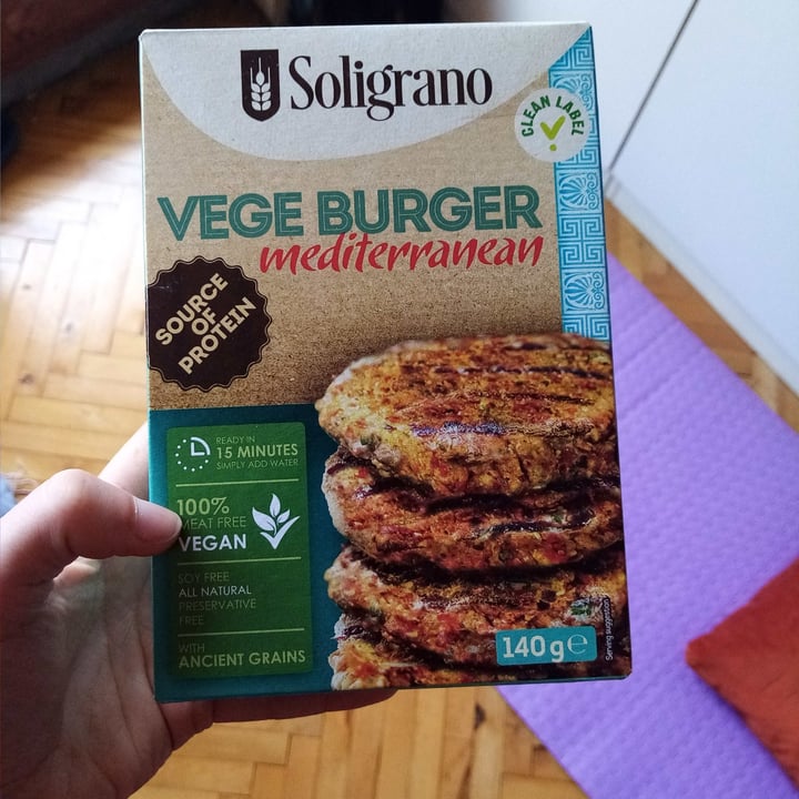 Soligrano Vege Burger mediterranean Review | abillion