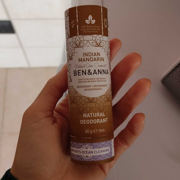 Ben & Anna Indian Mandarin Natural Deodorant Review | abillion