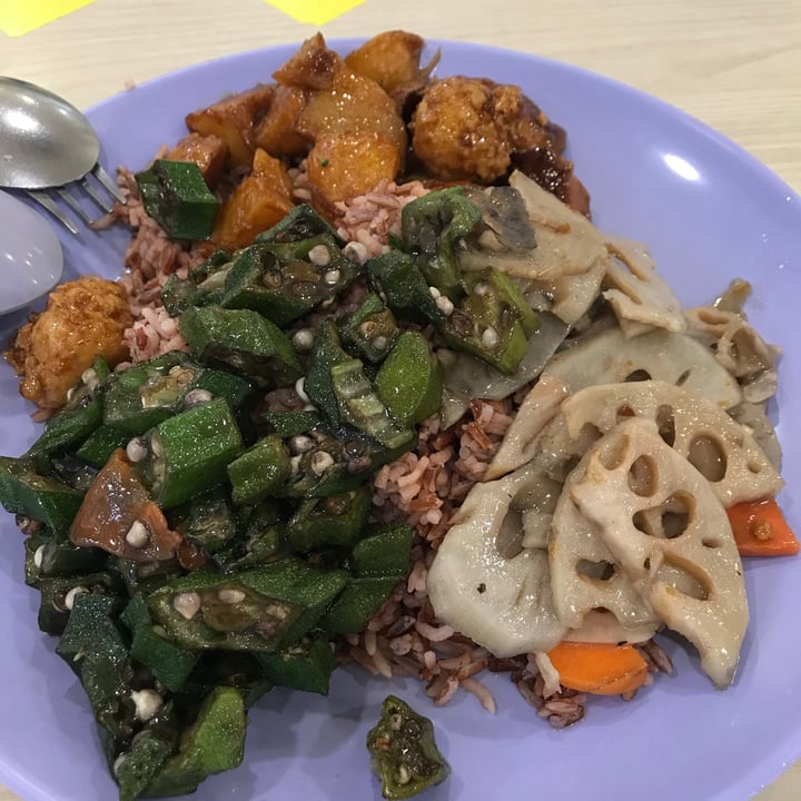 Ji Ling Vegetarian Woodlands, Singapore Mixed Rice Review | abillion
