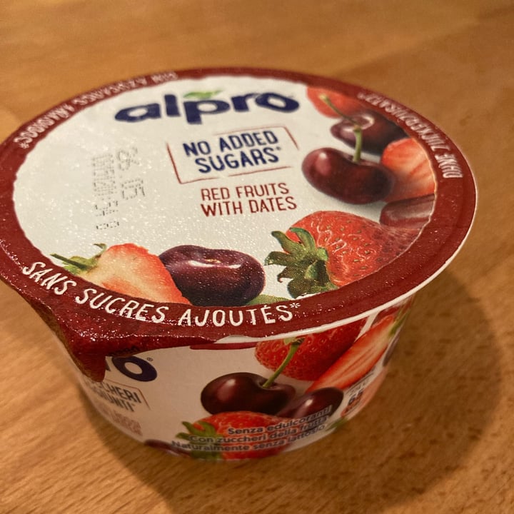Alpro Alpro red fruits with dates Review | abillion