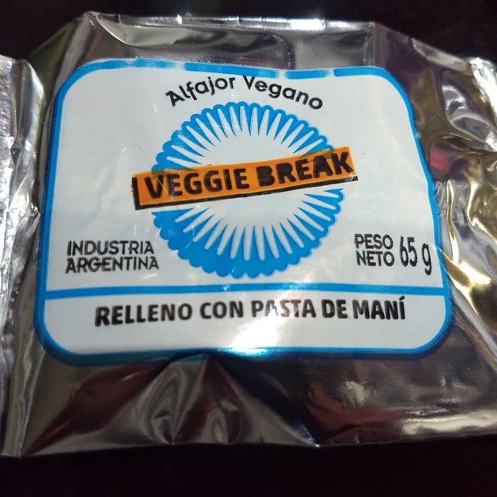 Veggie Break Alfajor Vegano Relleno de Pasta de Mani Review | abillion
