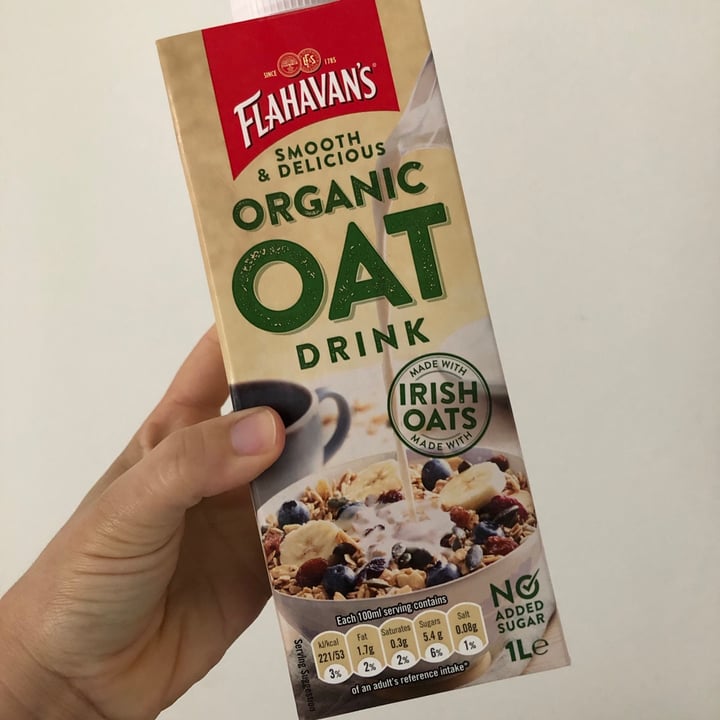 Flahavan's Flahavans oat milk Review | abillion