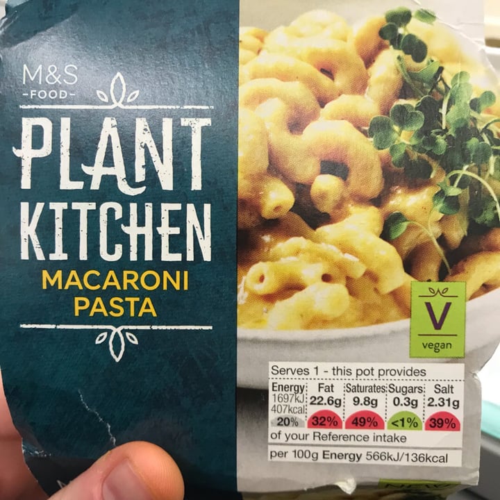 Plant Kitchen (M&S) Plant Kitchen Macaroni Pasta Review | abillion