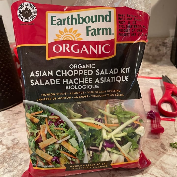 Earthbound Farm Organic Asian Chopped salad Kit Review | abillion