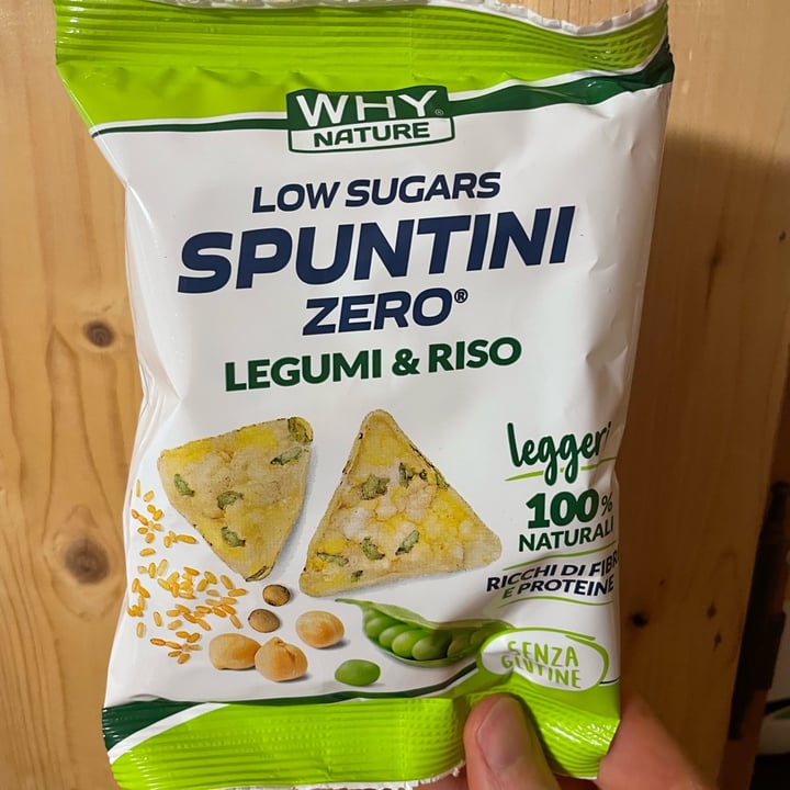 why nature Spuntini Zero Legumi Riso Review | abillion