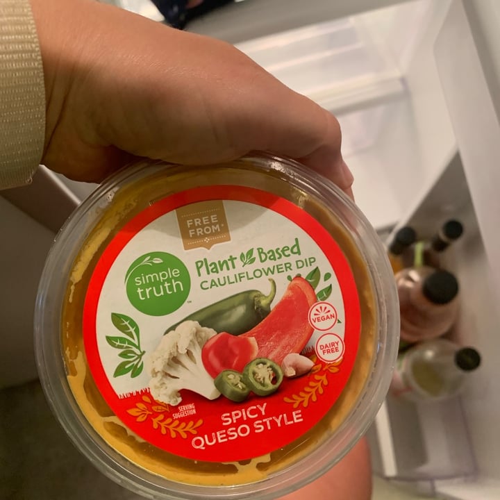 Simple Truth Plant based cauliflower dip “spicy queso” Review | abillion