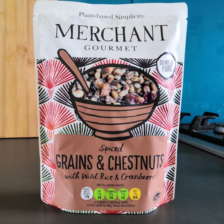 Merchant Gourmet Spiced Grains & Chestnuts With Wild Rice & Cranberries ...