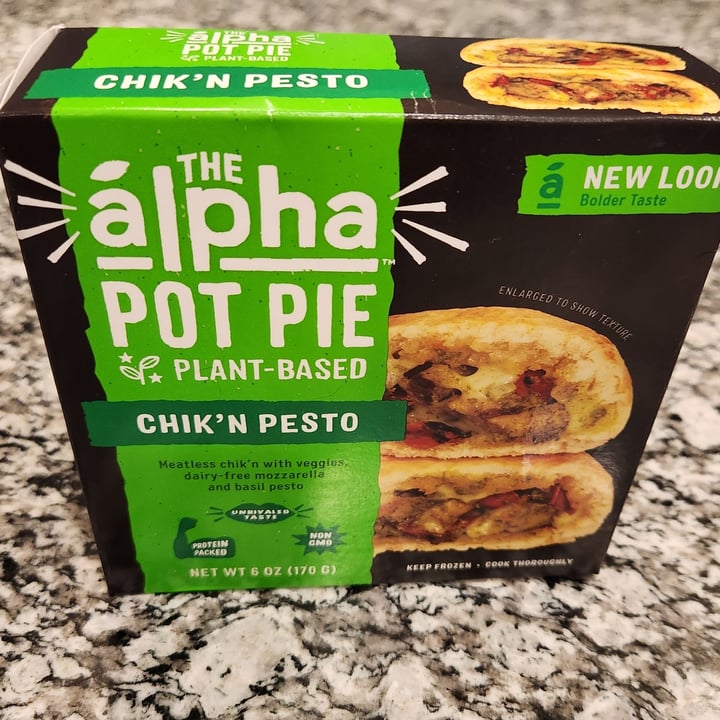 Alpha Foods The Alpha Pot Pie Chik’n Pesto Review | abillion