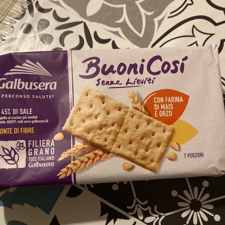 Galbusera Crackers buoni cosí con farina di mais e orzo Review | abillion