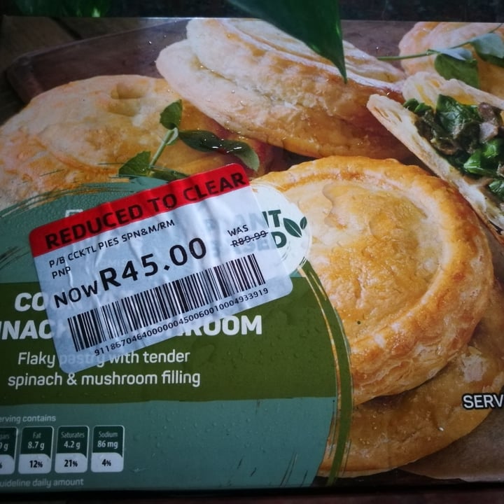Pick n Pay Spinach and mushroom cocktail pies Review | abillion