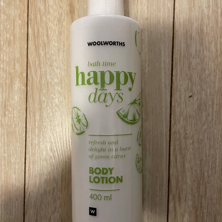 Woolworths Happy Days Body Lotion Review | abillion